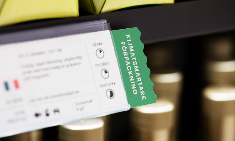 Climate-Smarter Packaging label | Systembolaget
